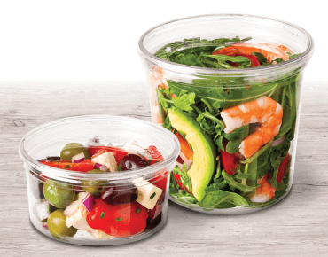 12 oz Round P.E.T Deli Container - Castaway® Shop