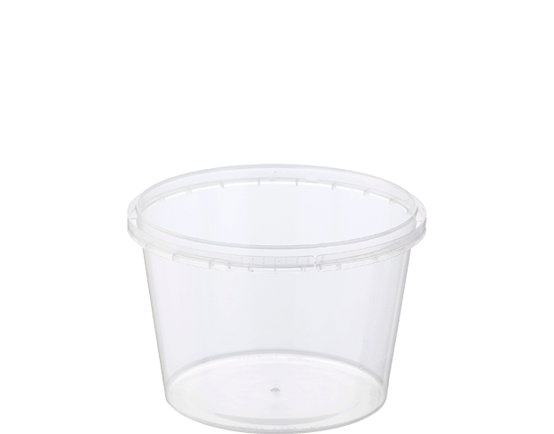 Locksafe® Round Tamper Evident Plastic Containers (600ml) | Castaway ...