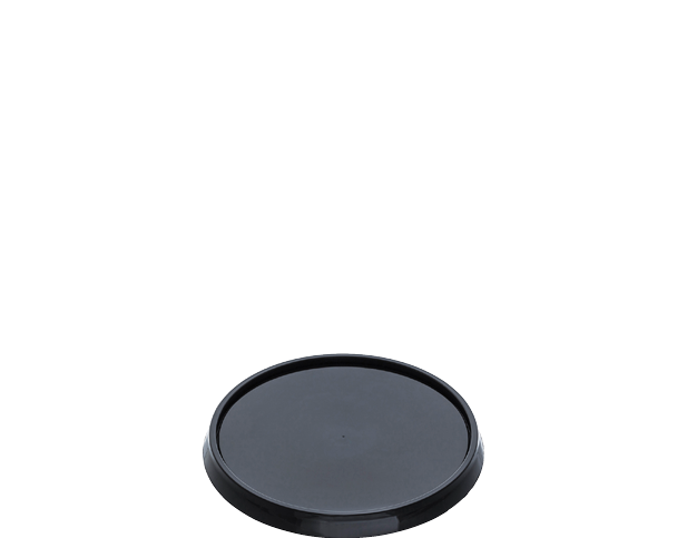 Locksafe® Small Round Tamper Evident | Black Plastic Lid | Castaway ...
