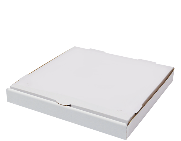 Castaway Pizza Boxes 13" Corrugated Card 330x330x40mm White