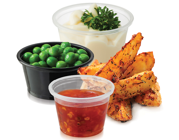 Portion Control Cups (Large Tall 105ml) | Clear Plastic Containers ...