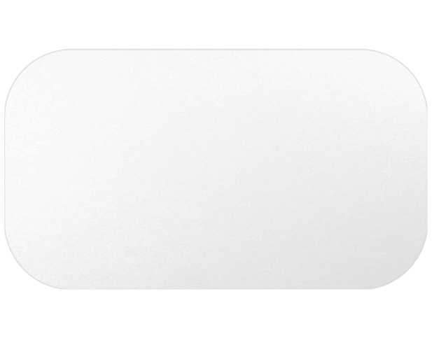 Rectangle Takeaway Foil Container Lids (Medium Shallow/Deep) | Castaway® Food Packaging