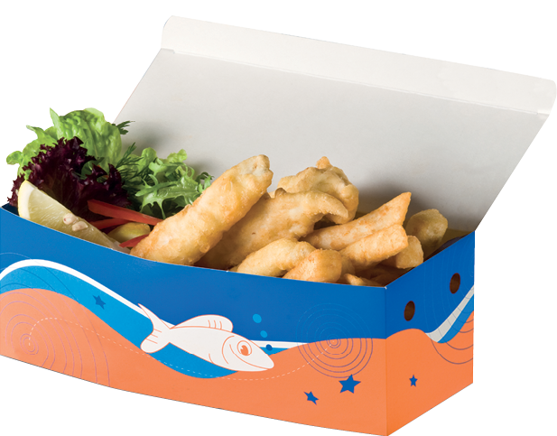 Seafood Snack Boxes (Medium) | Paper Food Containers | Castaway® Food ...