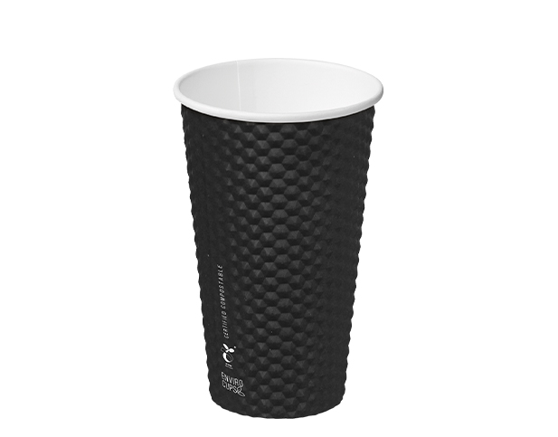 EnviroCup Combo Dimple Aqueous 16oz 86mmØ Black - Castaway® Shop